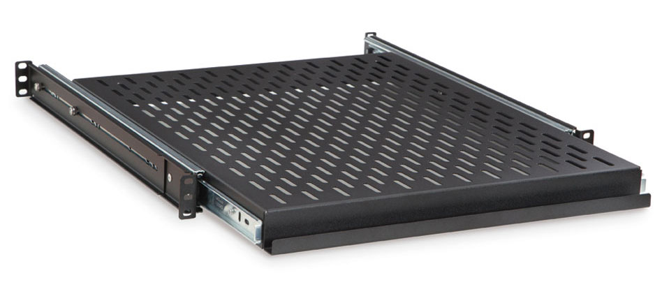 ProVisions Modular Hardware - 1U 20" Vented Rack Mountable Sliding Shel